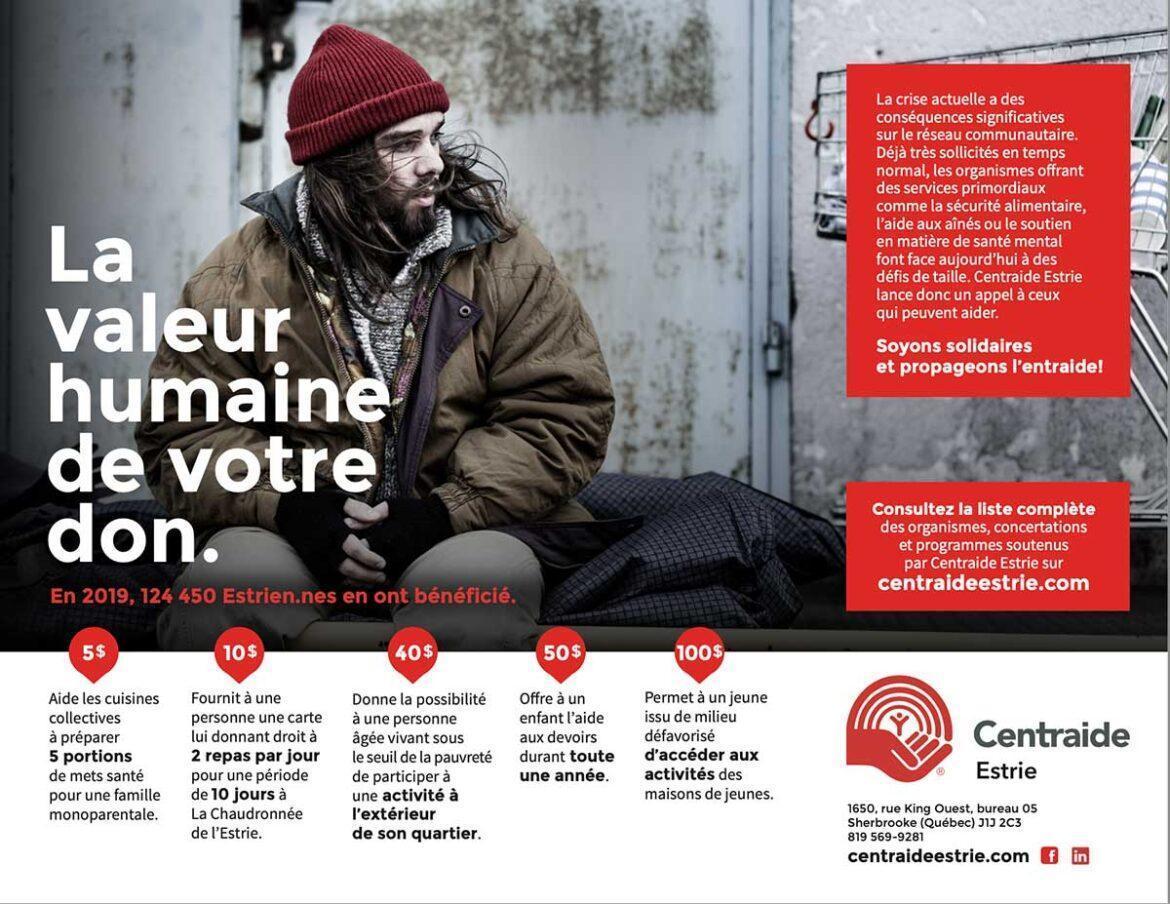 Campagnes en milieux de travail - Centraide Estrie